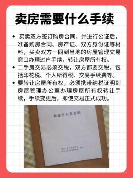 卖房需要准备哪些材料图标
