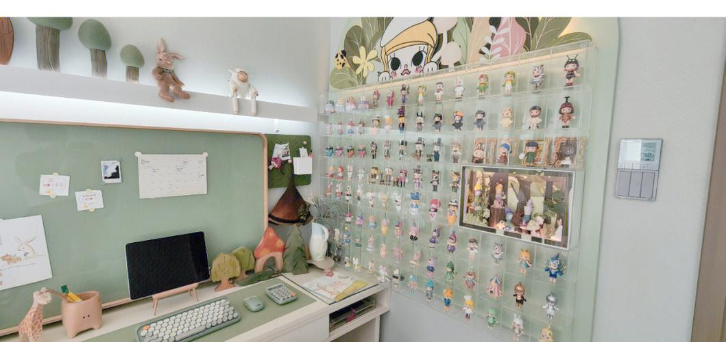 泡泡玛特展示墙截图