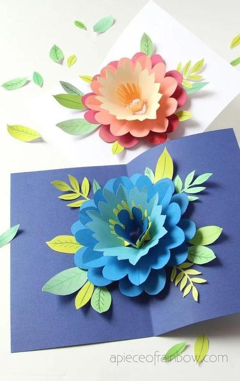卡纸花朵手工制作图标