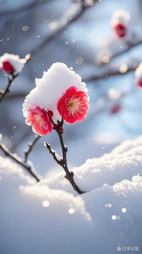 梅花雪景视频图标