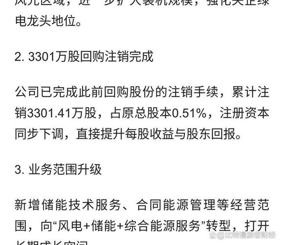节能风电最新消息公告截图
