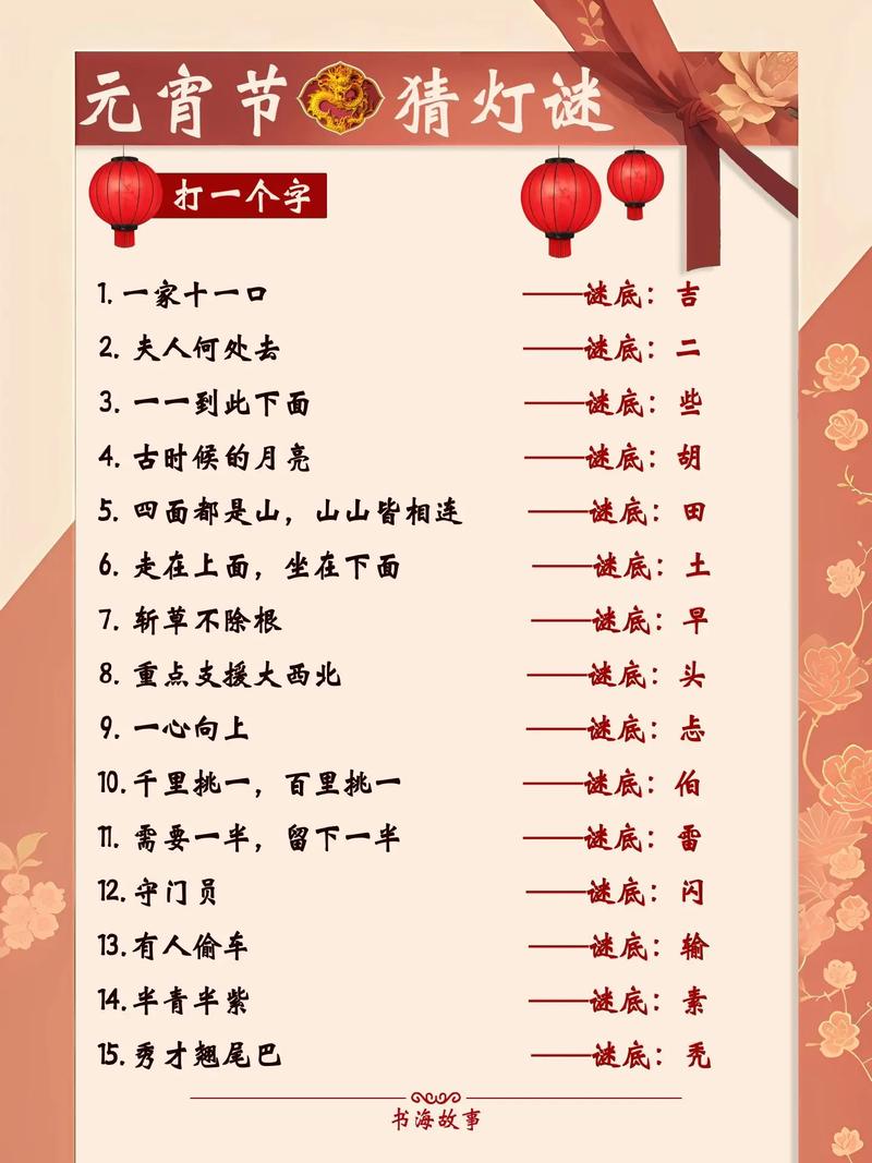 答题王猜灯谜答案大全截图