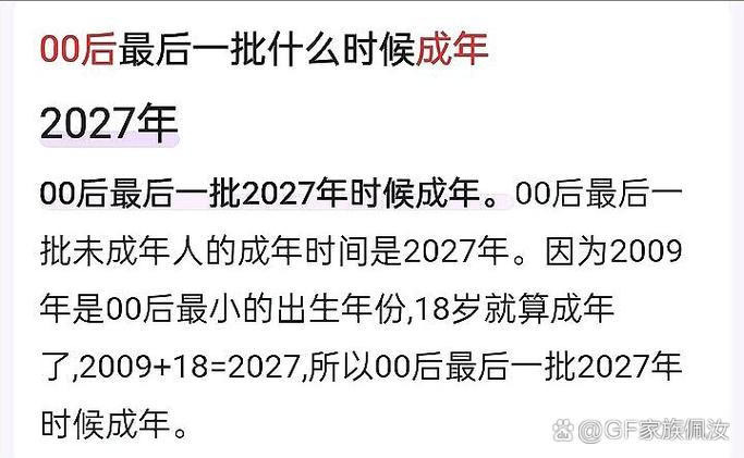 2027年是最后一批零零后吗图标