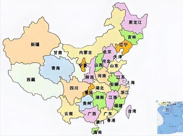 中国省份地图高清版可放大图标
