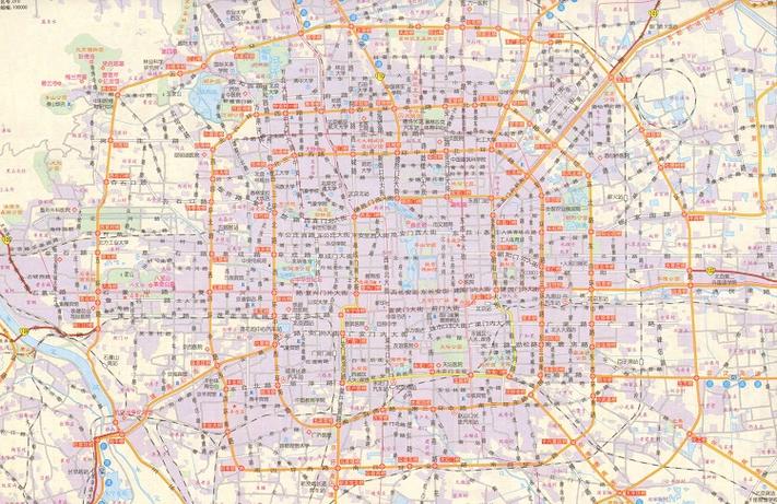 北京市高清地图图标