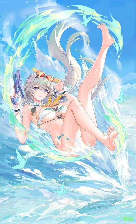 崩坏女角色泳装.图标