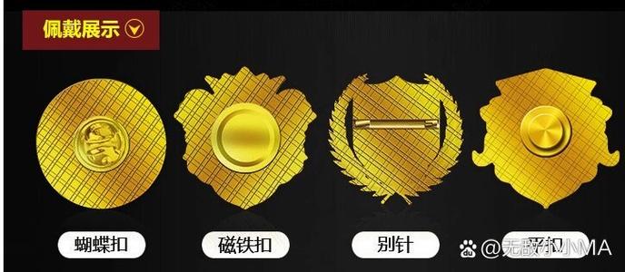 徽章扣怎么用图标