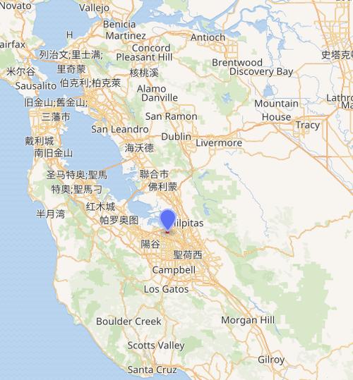 旧金山地图高清版大图图标