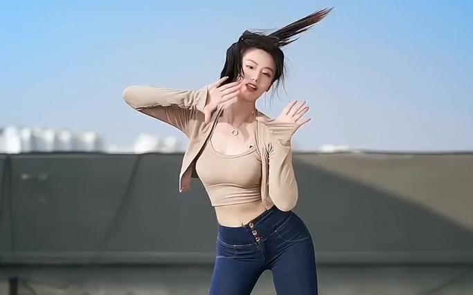 广场舞牛仔裤图标