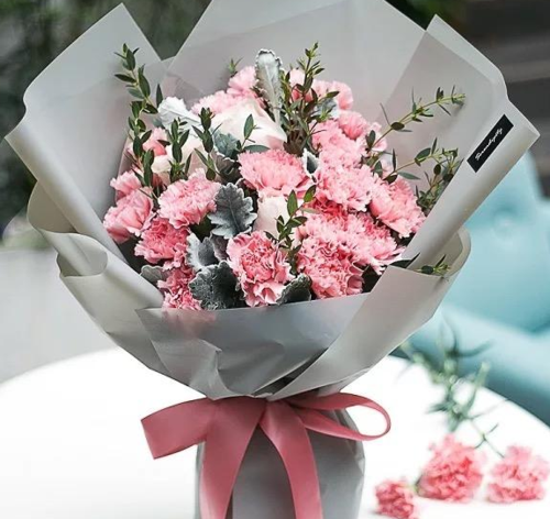 老师发圈感谢学生鲜花的话图标