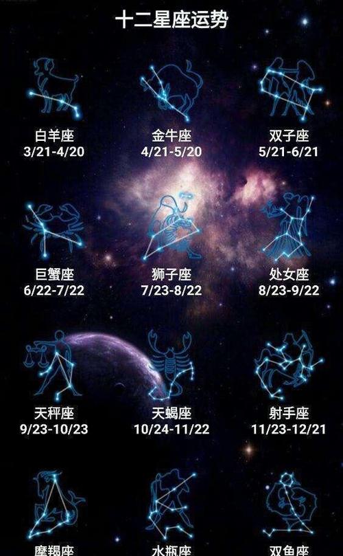 十二星座星空图图标