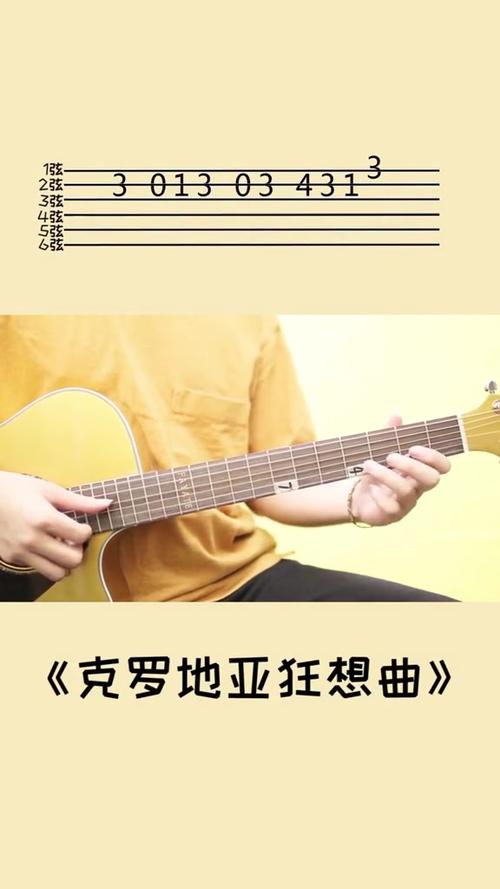克罗地亚狂想曲吉他版图标