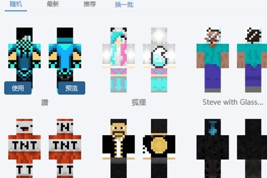 我的世界导入皮肤首页图标