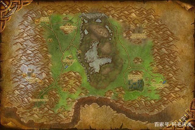 魔兽世界洛克莫丹地图图标