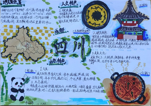 《地理手抄报》一等奖图标