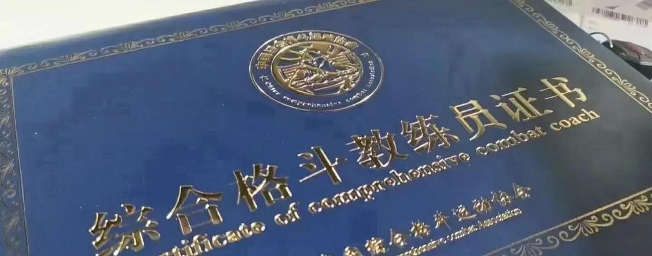 综合格斗有证书吗