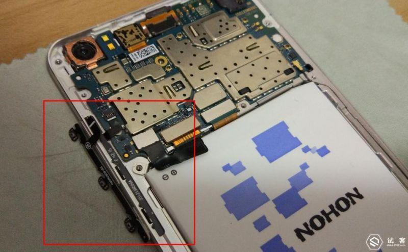 小米note3换电源按键排线截图