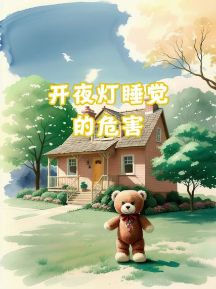 晚上开着灯睡觉的危害图标
