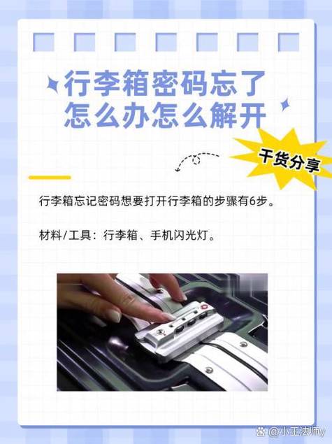 行李箱密码忘记了怎么恢复原始密码图标