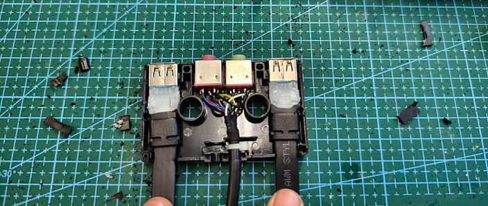 机箱前面板usb2.0改3.0