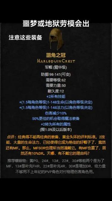 暗黑2暗金装备大全图文版图标