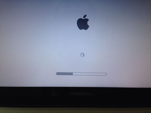 macbook进度条不动图标