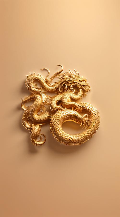 吉祥如意步步高金龙送福年年好图标