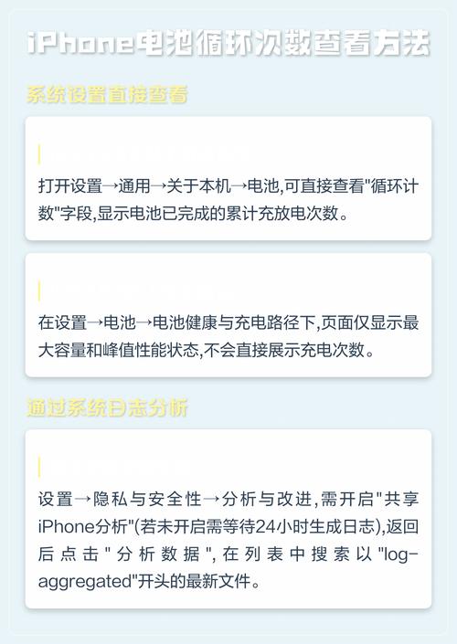 iphone如何看电池循环次数