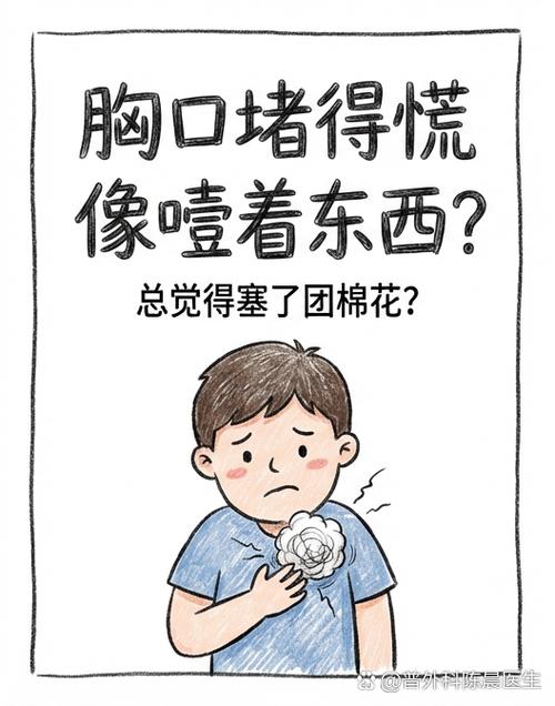 胸口中间堵得慌像噎着东西图标