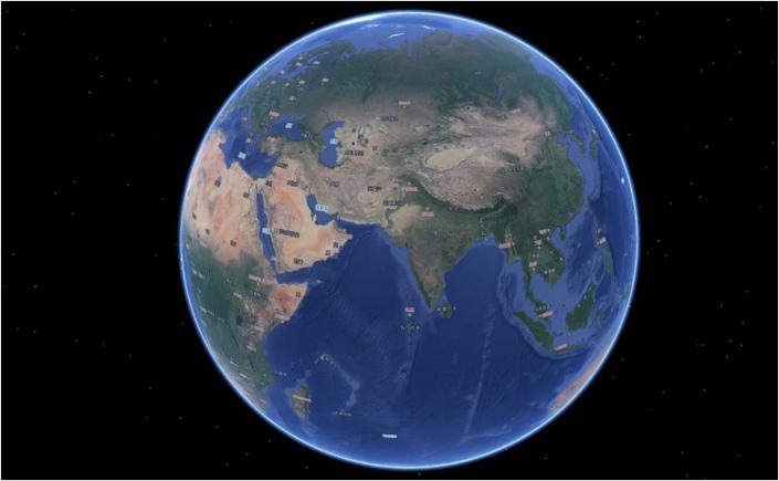 手机三维卫星地图图标