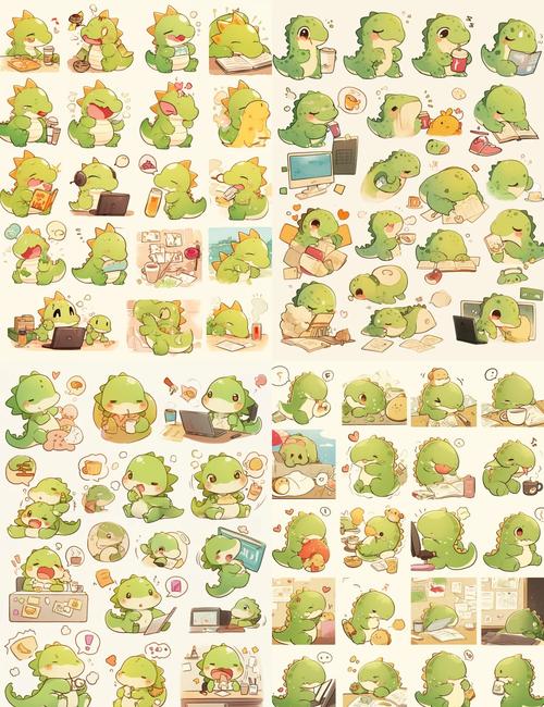 小恐龙梅花美化包图标