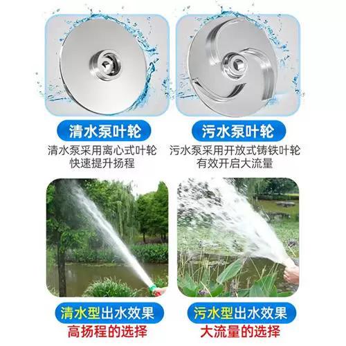 污水泵可以当清水泵用吗图标