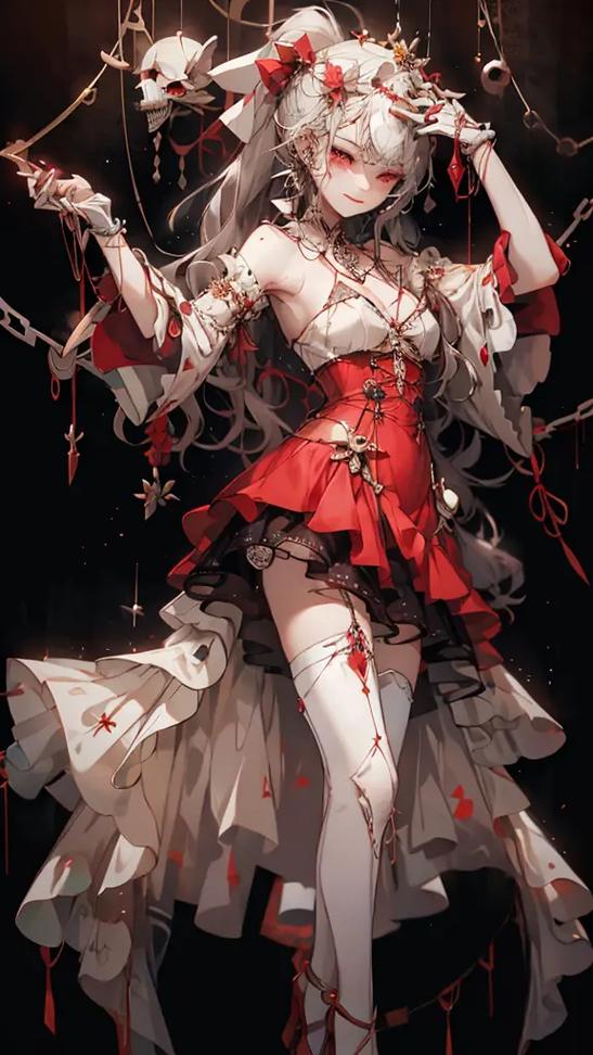 二次元壁纸女生暗黑系图标