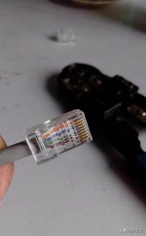 监控水晶头压线顺序截图