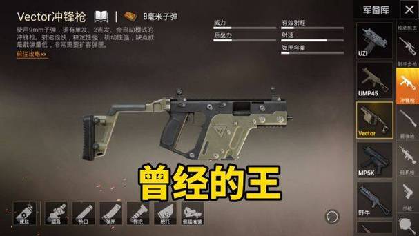 和平精英枪械射速排行图标