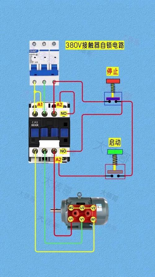 接触器的接线方法图标