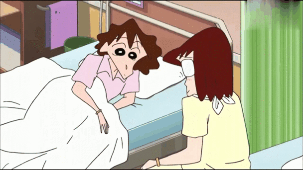 蜡笔小新妈妈住院图标