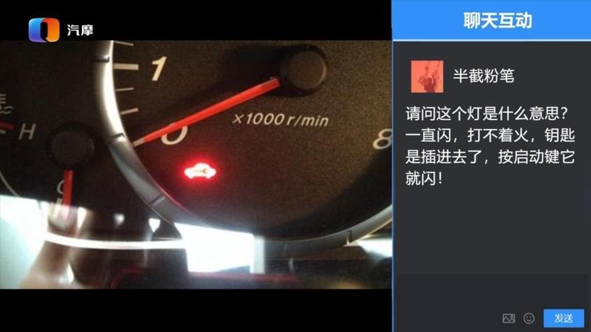 长安CX30钥匙灯CODE一直闪图标