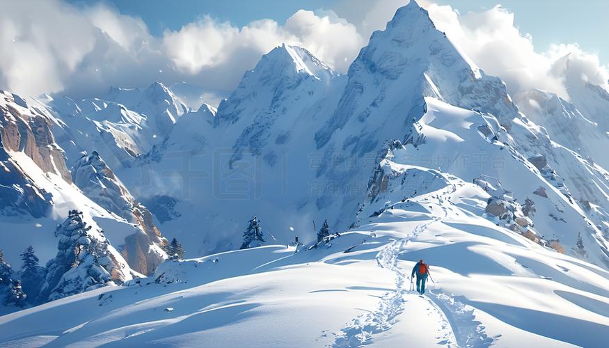 森林雪山山顶怎么上去图标