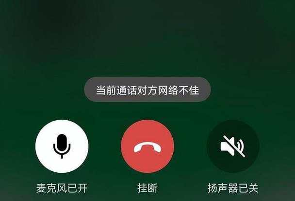 拨打对方电话显示视频电话打不进图标
