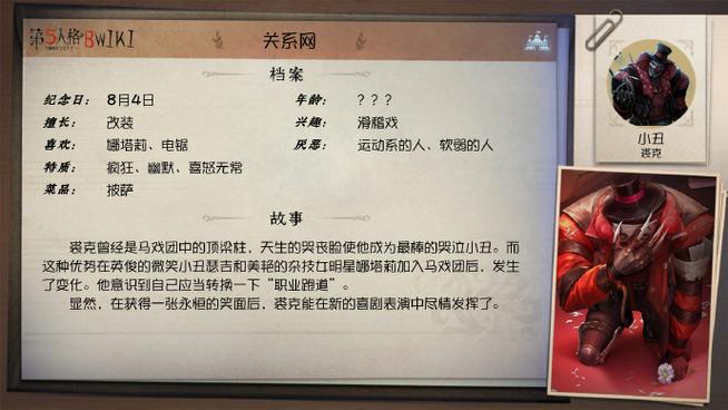 第五人格的背景故事大全截图