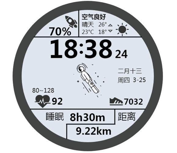 太空人表盘下载链接图标