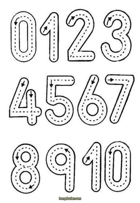 数字涂色图标