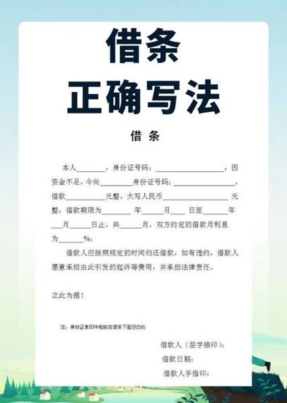 个人借款