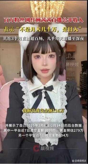 1千万粉丝网红的收入截图