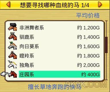 赛马牧场物语无限血统