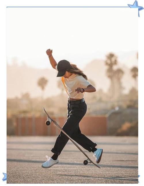 爱玩滑板的女生性格图标