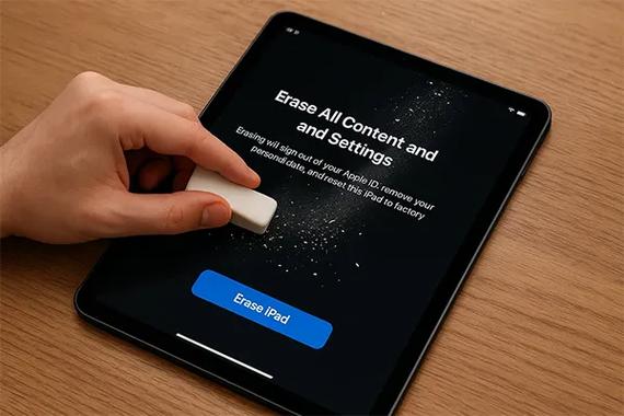 卖掉ipad清除数据截图