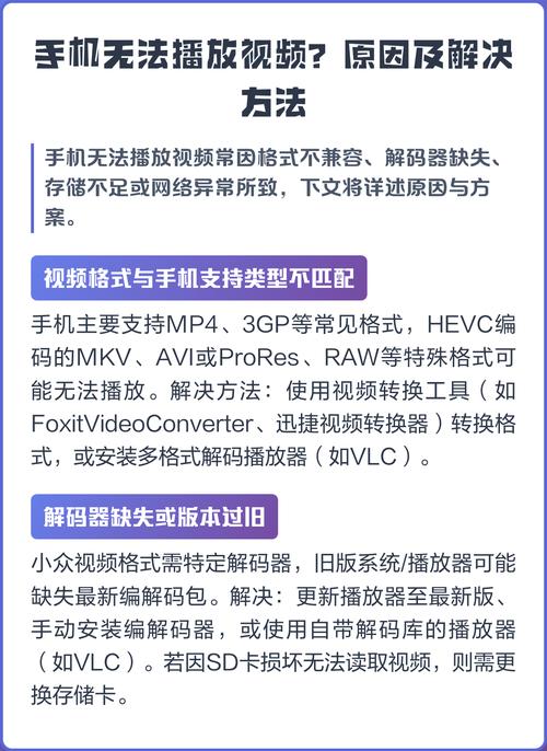 手机上的视频不能播放了怎么办截图