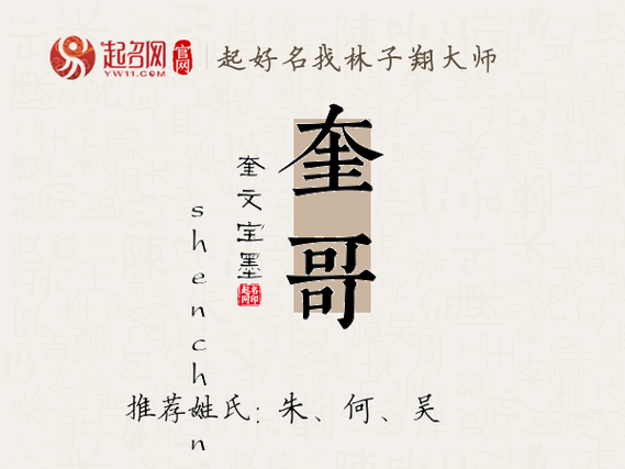 奎字取名的大忌图标
